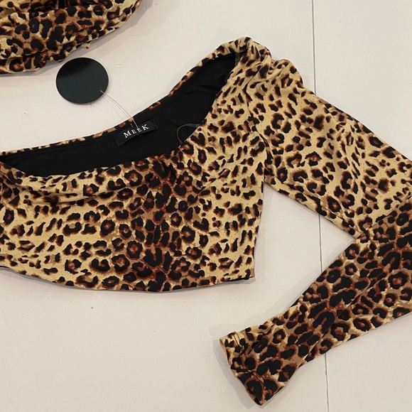 Hot Miami Styles | Dresses | Leopard Two Piece Set New With Tags | Poshmark
